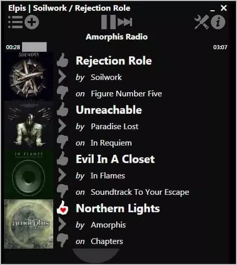 elpis pandora Radio Client