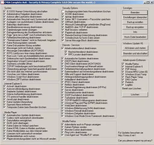 privacidade completa