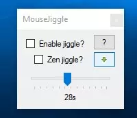 Interface sa Mouse Jiggler