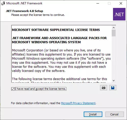 Microsoft net framework 4.8 offline