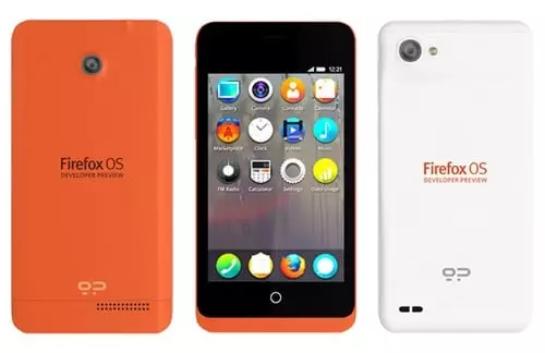 снимка од екранот на Firefox OS