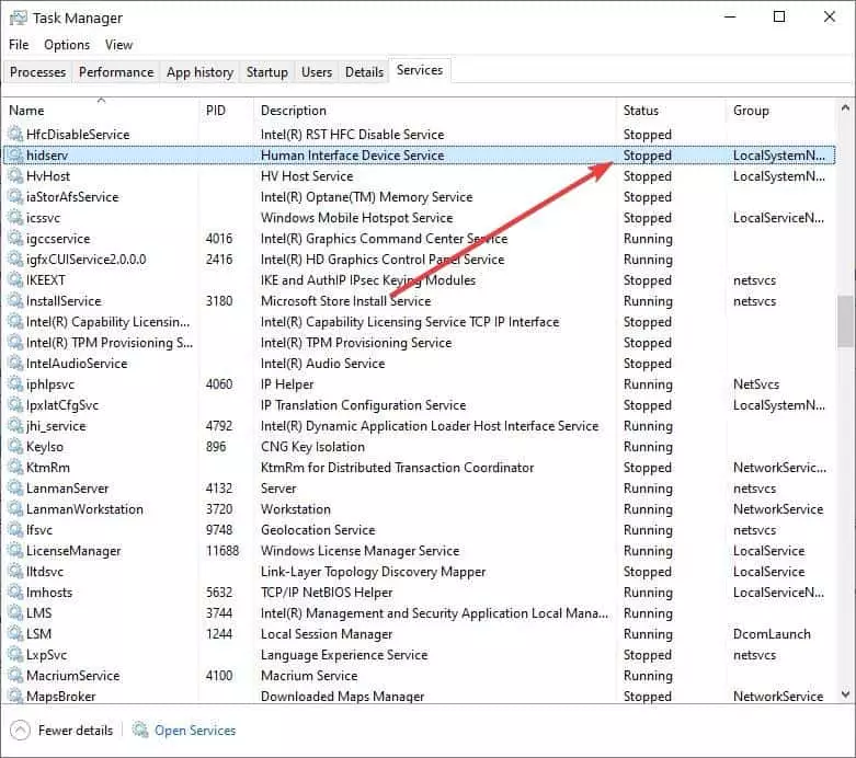 As teclas de volume não funcionam no teclado no Windows 10