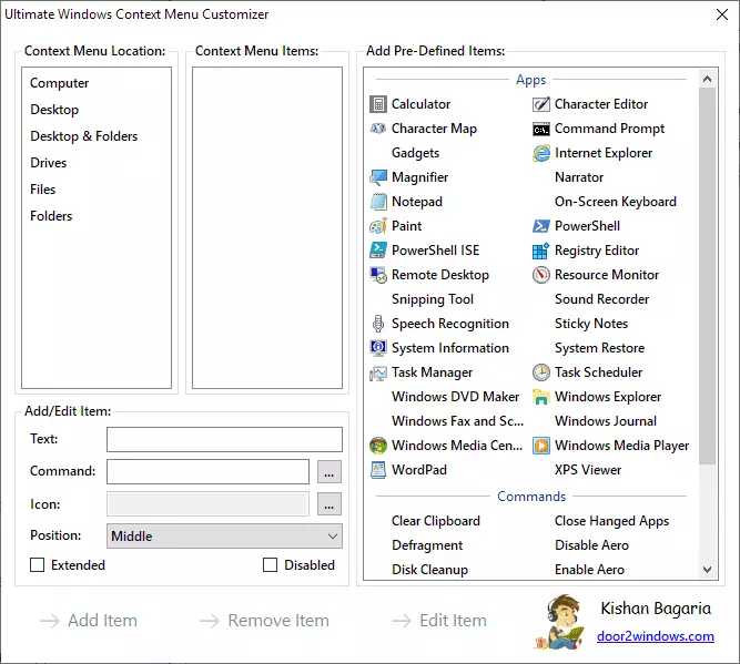 ultimate windows context menu customizer
