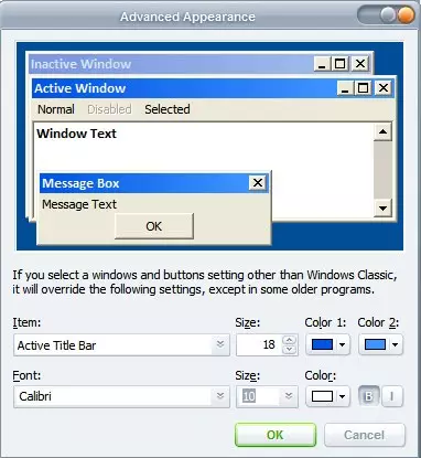 Gunakan fon Windows Vista dalam Windows XP
