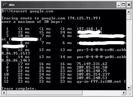 Fonaments bàsics de resolució de problemes de xarxa: Tracert i Pathping