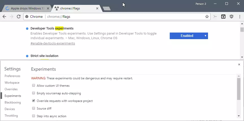 mee ka mbugharị mpaghara na chrome