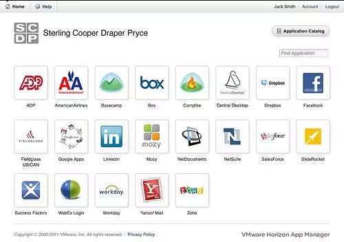 Gerencie seu aplicativo em nuvem por meio do VMware Horizon App Manager