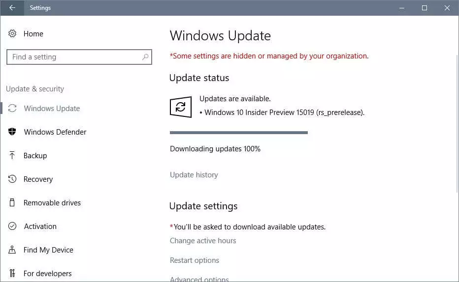 windows 10 15019