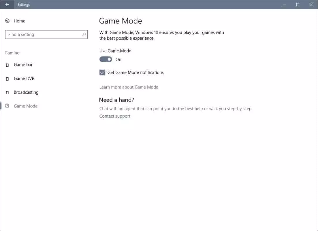 configuració del mode de joc