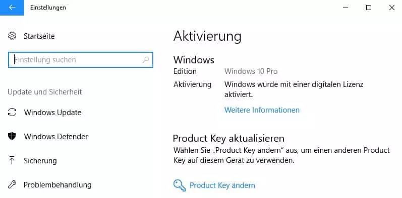 Windows 10 gníomhachtaithe