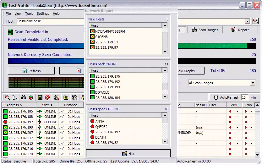 software saka idanu na cibiyar sadarwa