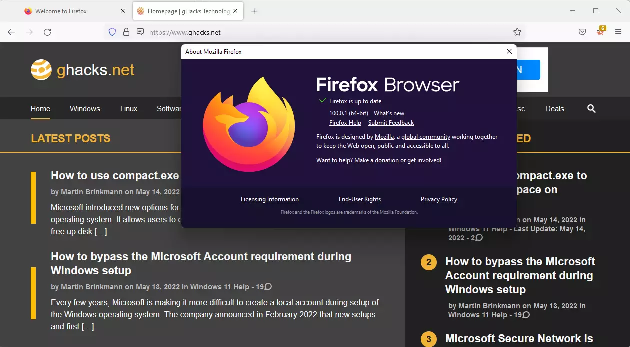 I-Firefox 101.0.1