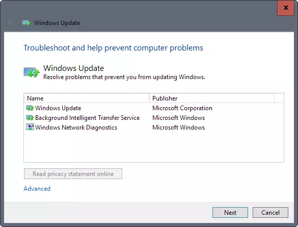 riešenie problémov s aktualizáciou systému Windows