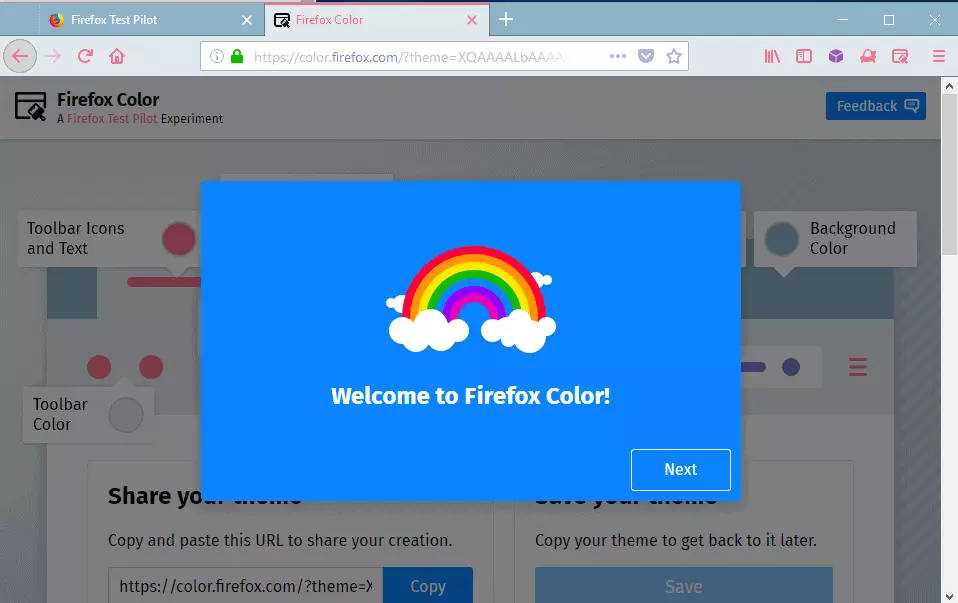 Firefox-Farbe