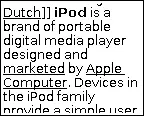 Wikipedia auf dem iPod 4