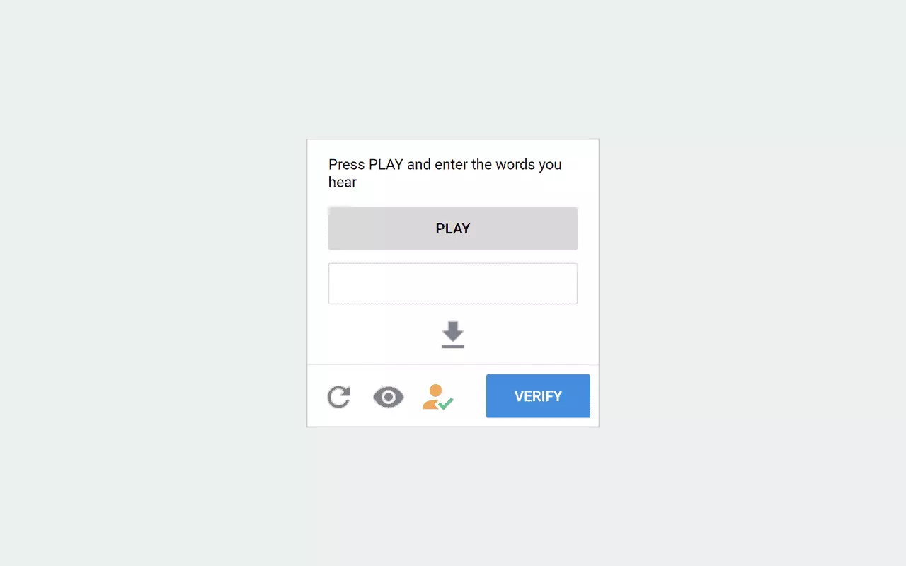 captcha audio