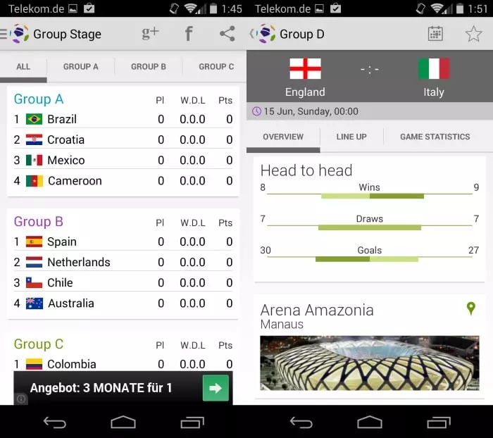 aplikace mistrovství světa