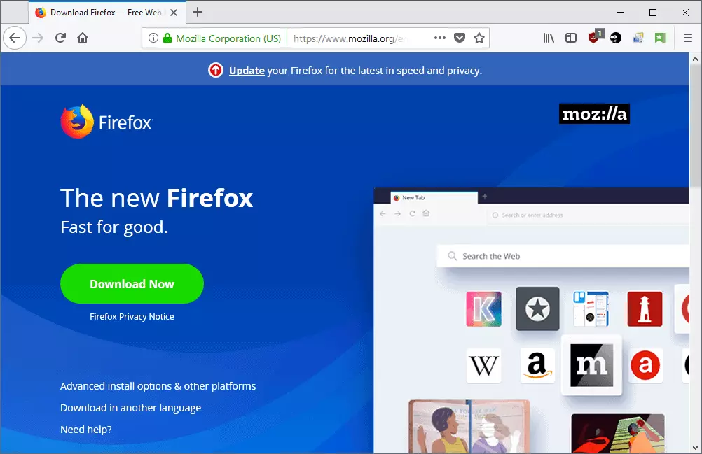 Firefox אראפקאפיע