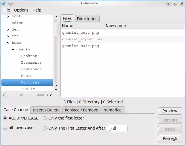 Rinomina in batch in Linux con GPRename 20226_1