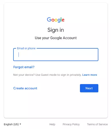 تسجيل الدخول الجديد إلى google