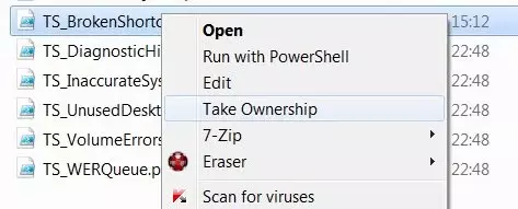 פאַרריכטן Windows 7 דעסקטאָפּ שאָרטקאַץ דיסאַפּירינג 20424_1