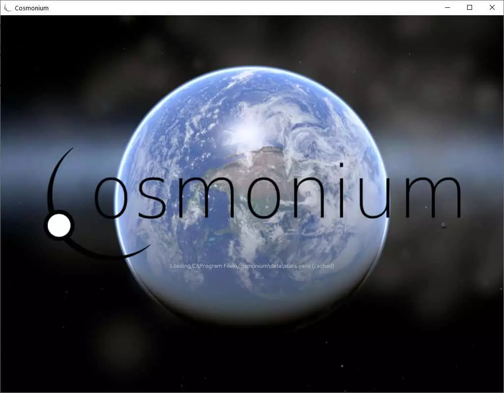 Cosmonium нь одон орон судлал, сансар судлалын нээлттэй эхийн 3D програм хангамж юм