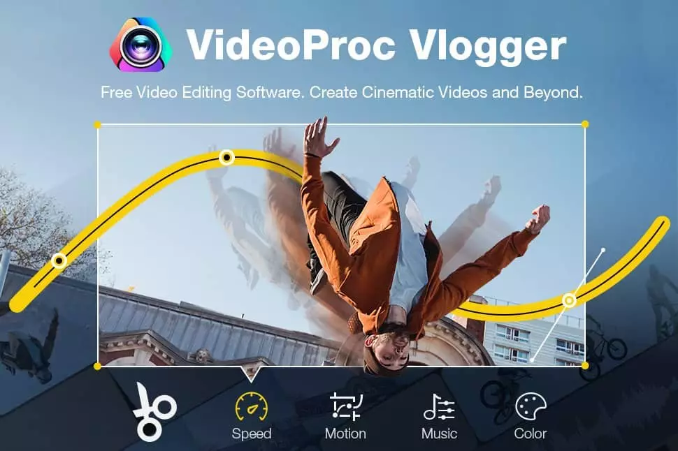 VideoProc Vlogger to potężne, intuicyjne i bezpłatne rozwiązanie do tworzenia wideo