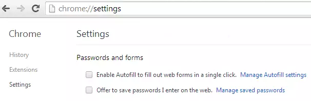 chrome autofill autocomplete