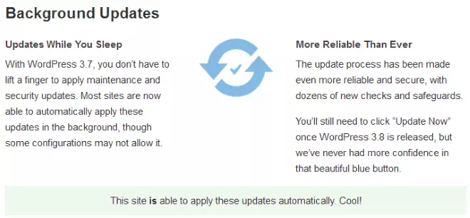 WordPress sjálfvirkar uppfærslur