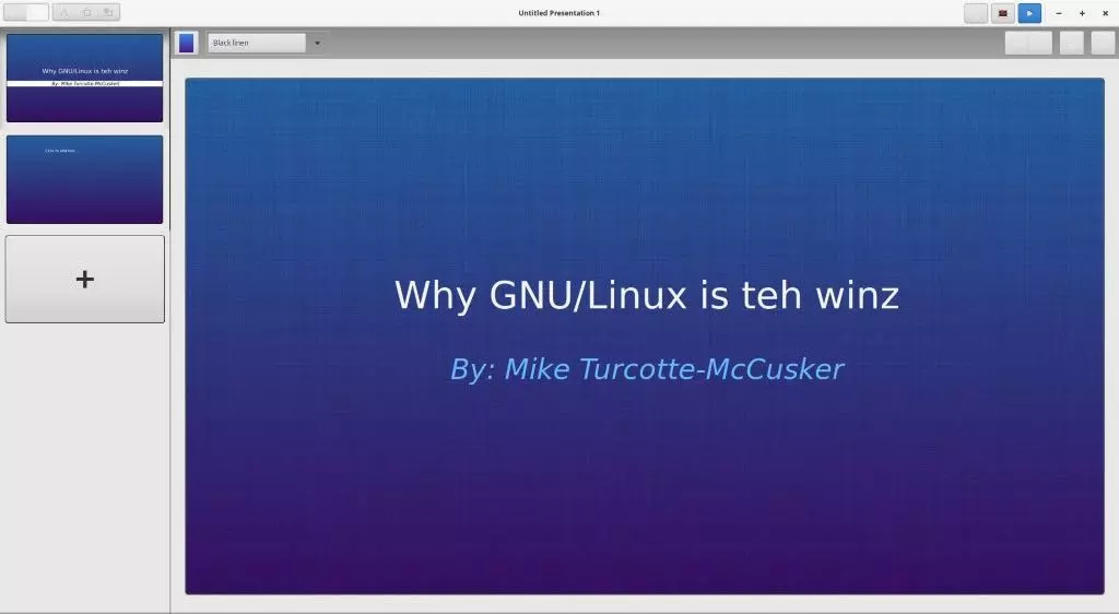 GNU/Linux için Spice-Up sunum yazılımına bir bakış