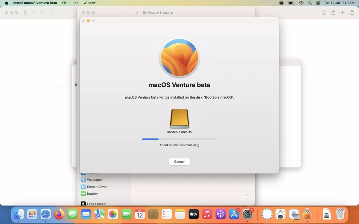 A macOS Ventura 13 nyilvános béta telepítése