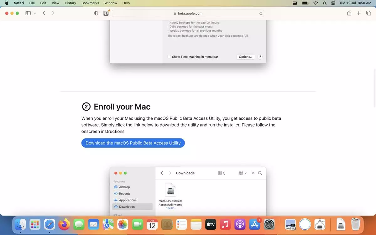 download macOS public beta access-værktøjet