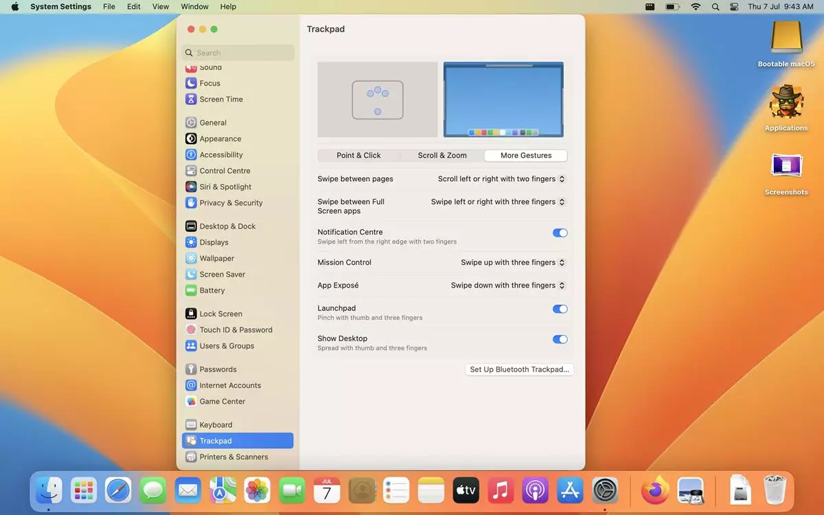 macOS Ventura 13 Beta 3-ն ավելացնում է նոր ժեստերի տեսահոլովակներ