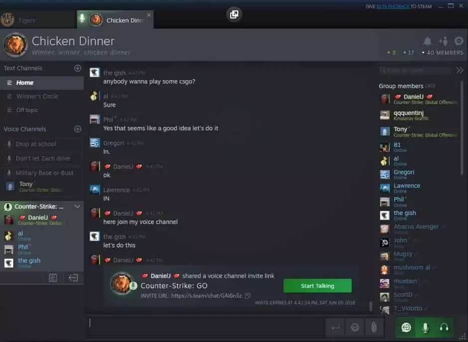 Steam-Chat