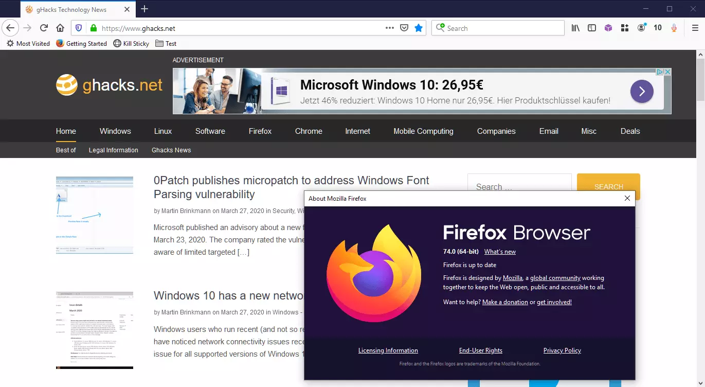 firefox ಬ್ರೌಸರ್