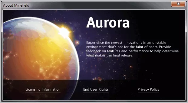 Firefox Aurora