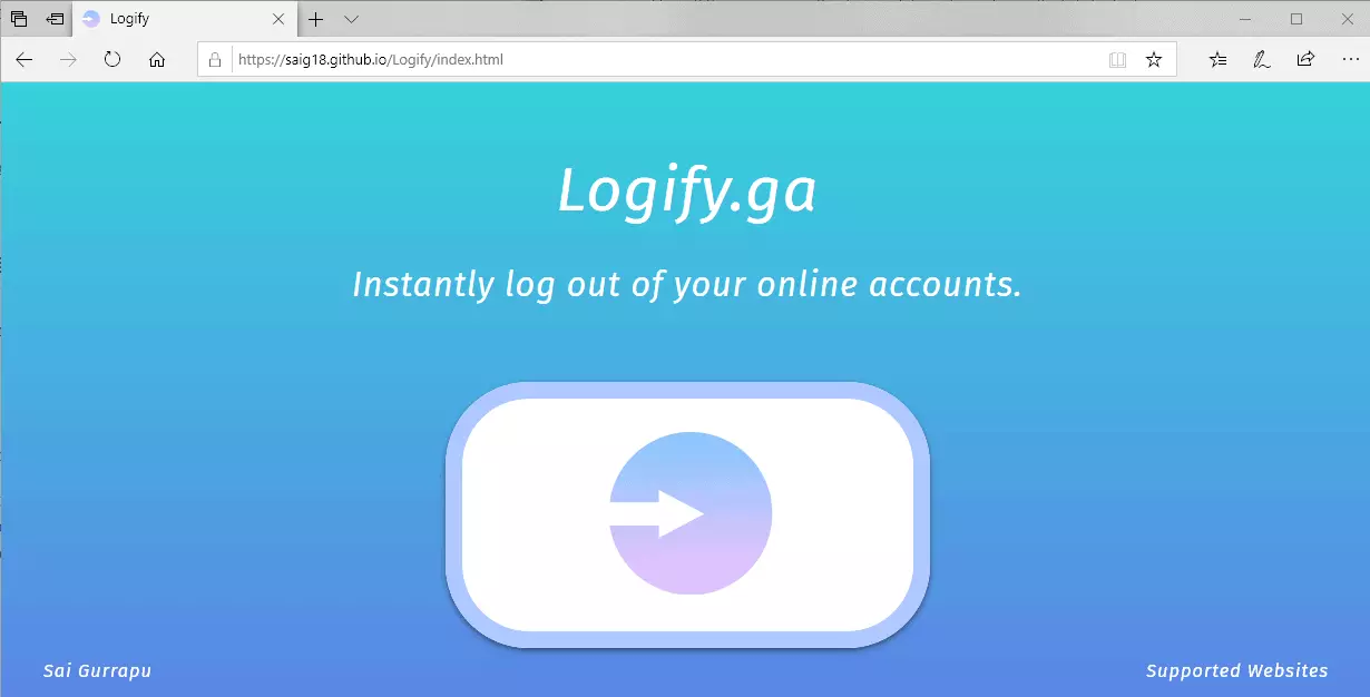 logify tanca la sessió de diversos serveis