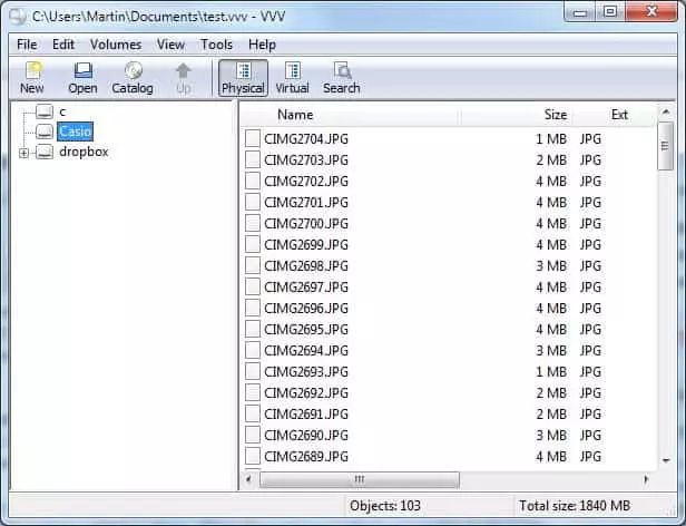 Disk Catalog Software View Volumes Virtual 20904_1