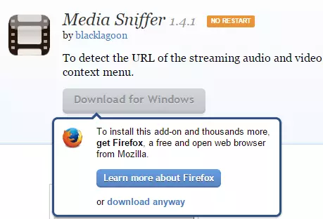 firefox addon download zvakadaro