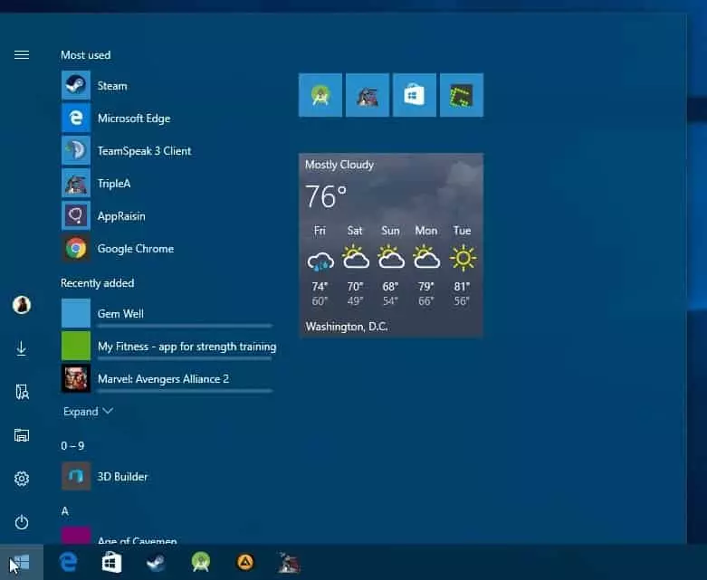 Problemas de Windows 10: as aplicacións reinstalan despois das actualizacións