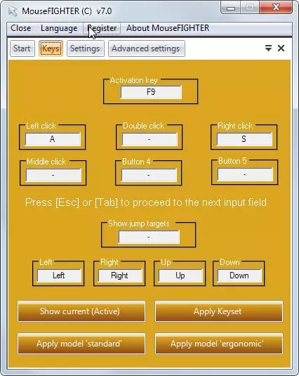 emulate nas keyboard