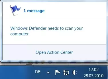 Dezactivați notificările pentru rezolvarea problemelor PC-ului în Windows 7 21119_1