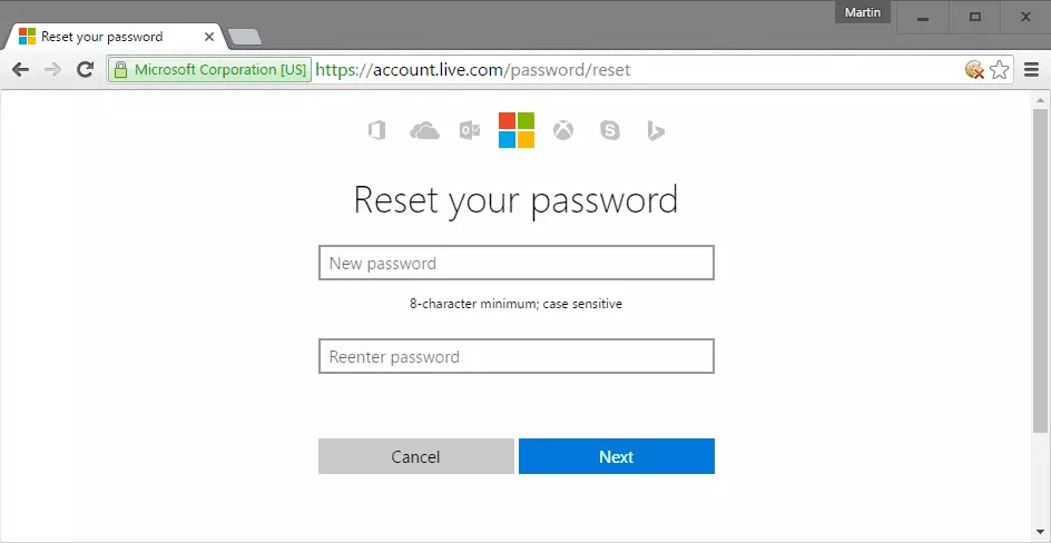 reset password yako