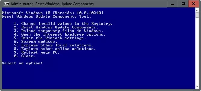 återställ Windows Update-komponenter