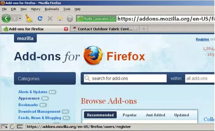 Firefox shriftlari kattaroq