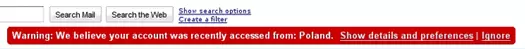 gmail varning