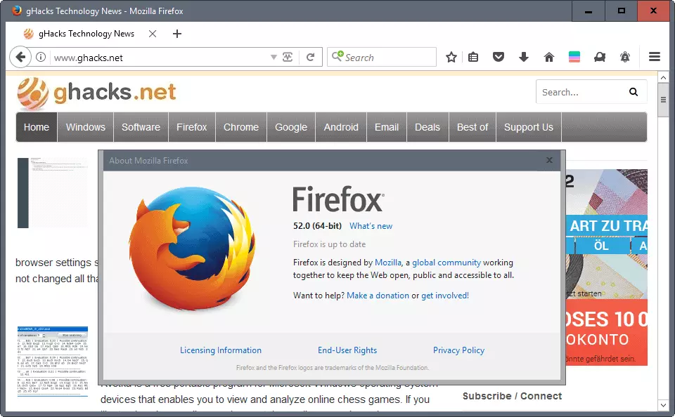 firefox 52.0