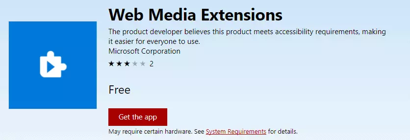 web media extensions