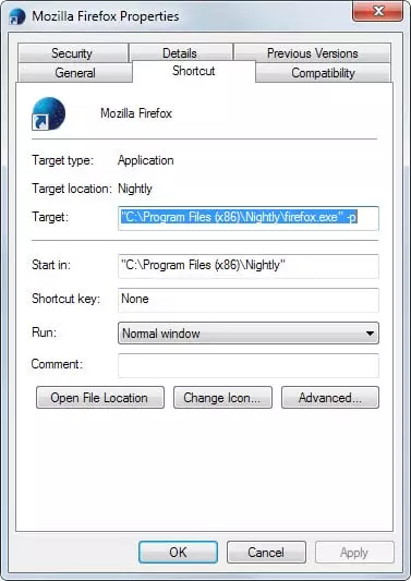 firefox Profil Manager