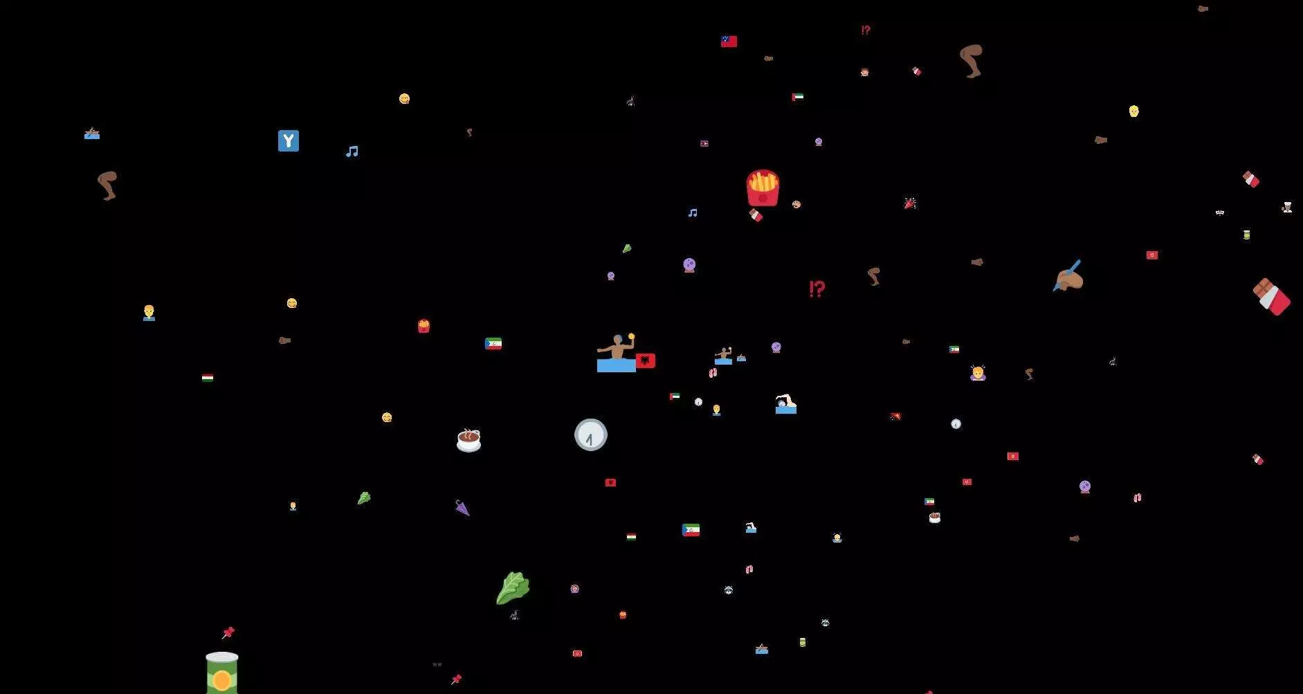 Пеш аз Dawn emojis starfield screensaver